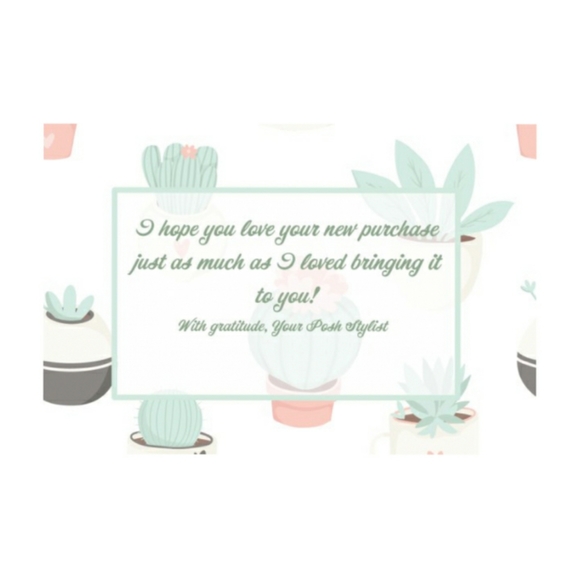 Office | 2 4x6 Succulents Thank You Cards | Poshmark